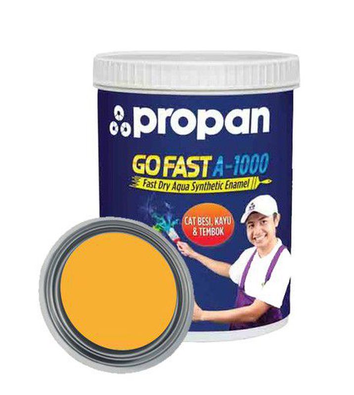 Cat Go Fast Propan Warna Canary Yellow