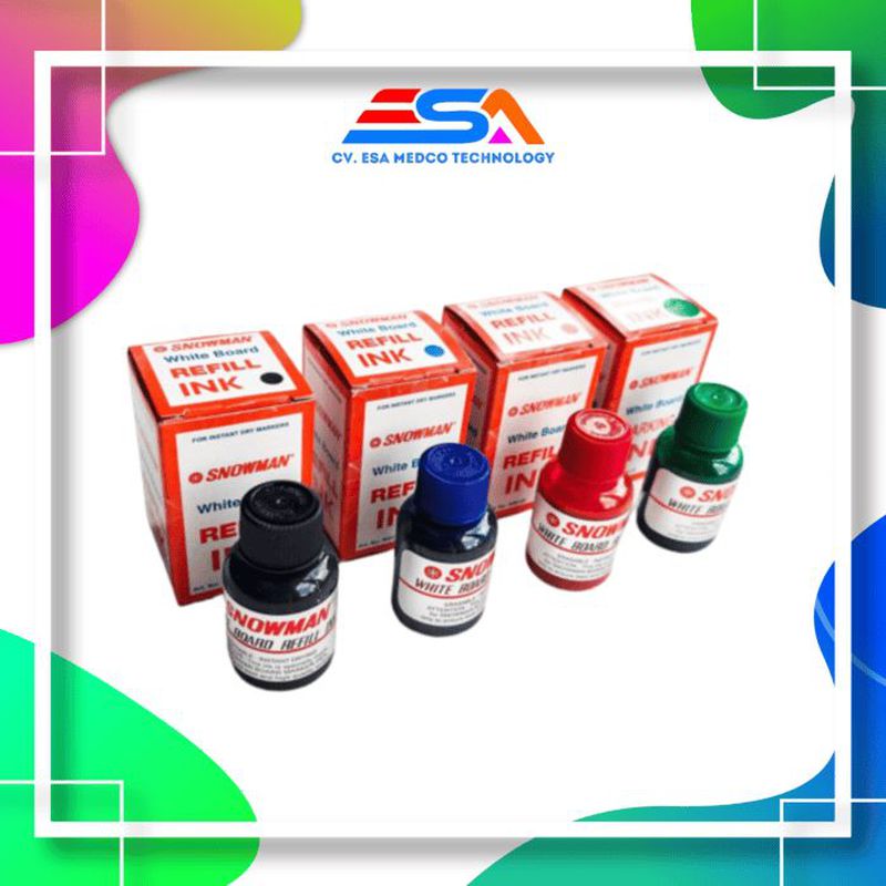 Refill Ink Snowman Whiteboard - Hitam
