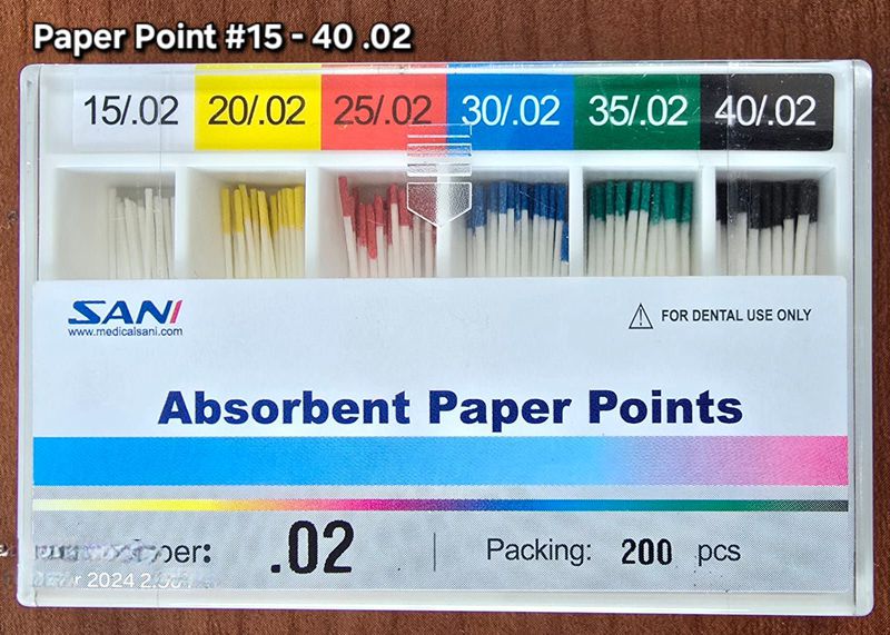 Absorbent Paper Point #15 - 40