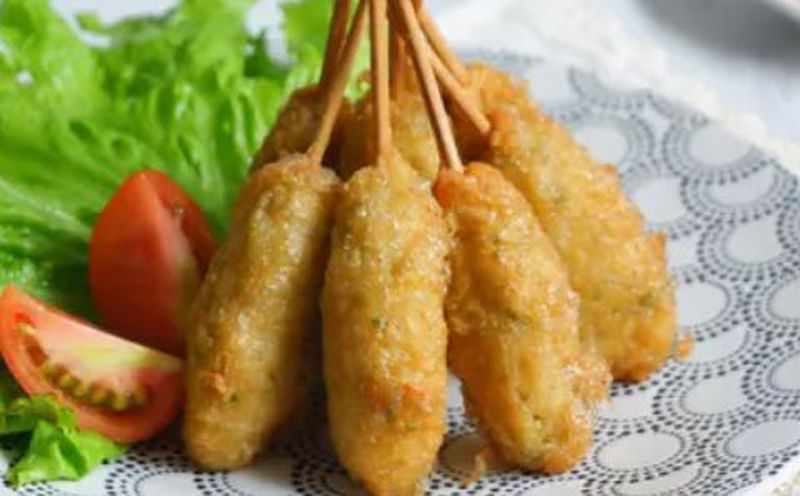PMT Kudapan Balita | sempol ikan telur sayur + buah