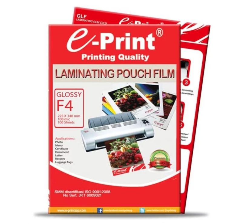 Plastik Laminating Eprint F4