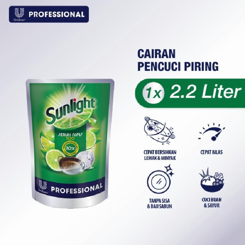 Sunlight Pro Lime Pouch 2,2 Lt x 6 Pouch