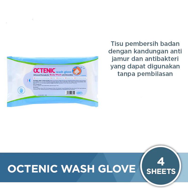 OCTENIC WASH GLOVE 4sheet