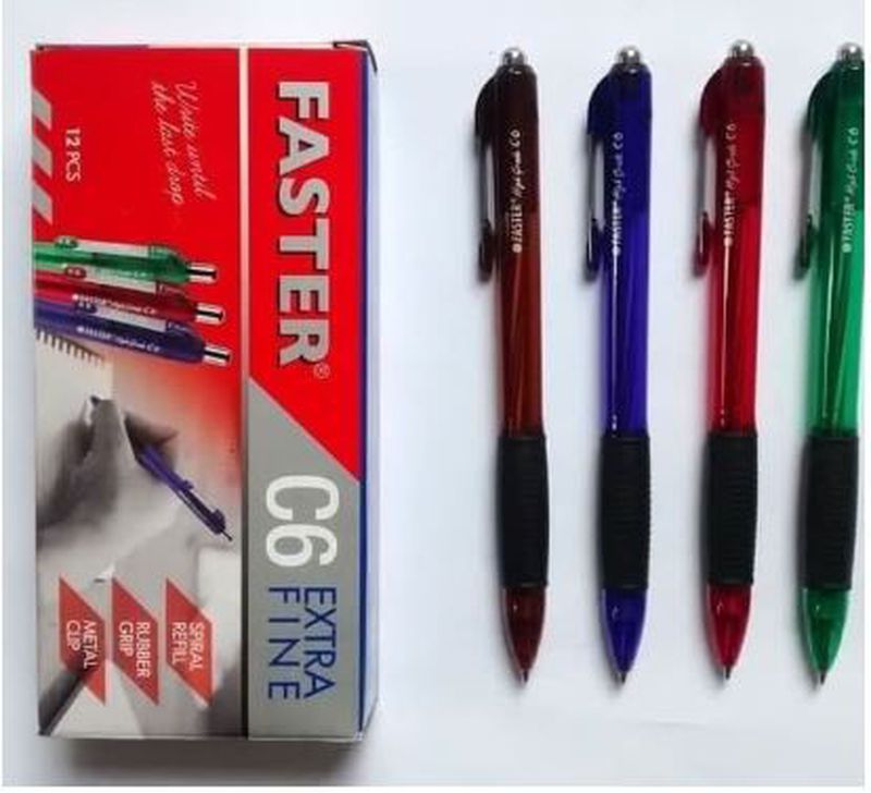 PULPEN FASTER C6 - Hitam
