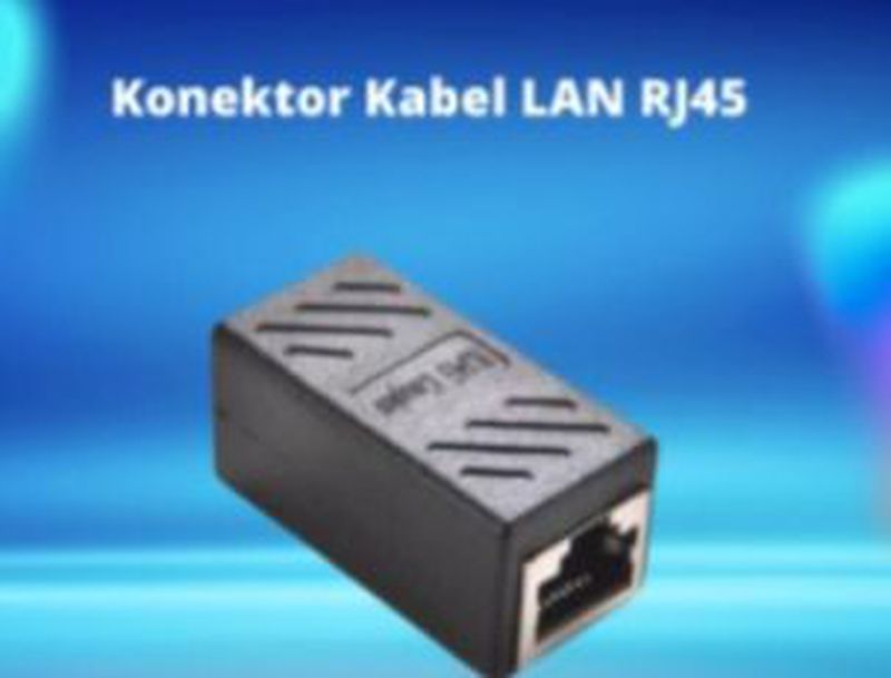 Konektor Sambungan Kabel LAN RJ45 Barel LAN RJ45 / RJ45 Cat5e Barrel