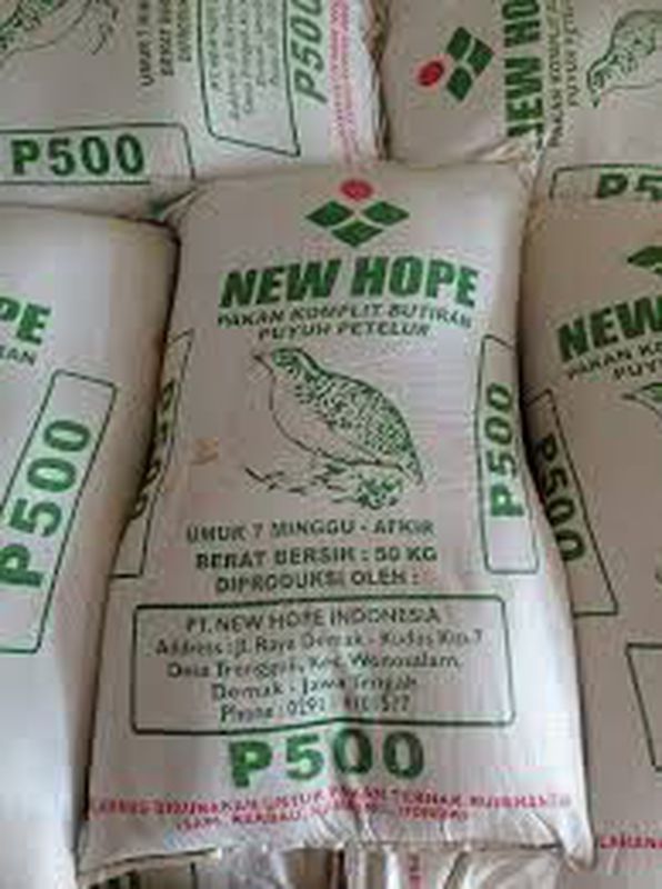 Pakan Ternak Puyuh New Hope 500