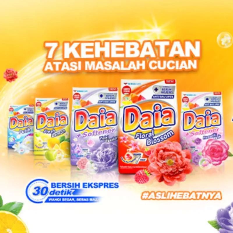 DAIA DETERGENT 800gr - PUTIH COLORTECH