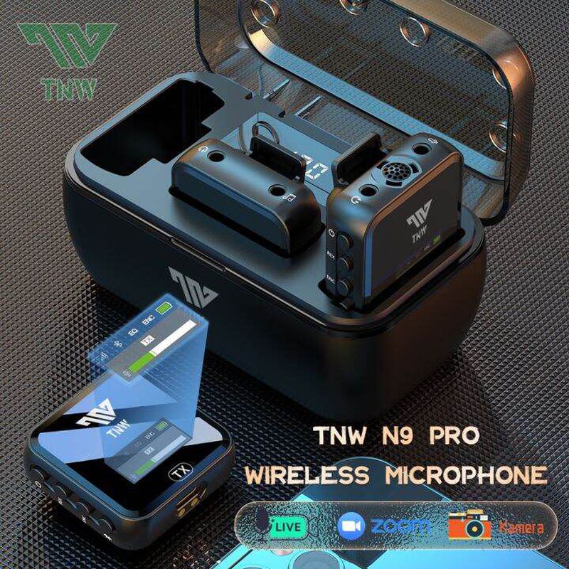 TNW N15 WIRELESS MICROPHONE CLIP ON MIC HP DAN KAMERA LAVALIER