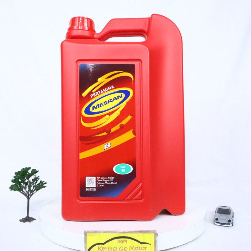 OLI MESRAN B SAE 40 5L GALON PERTAMINA - OLI MESRAN B40 PERTAMINA