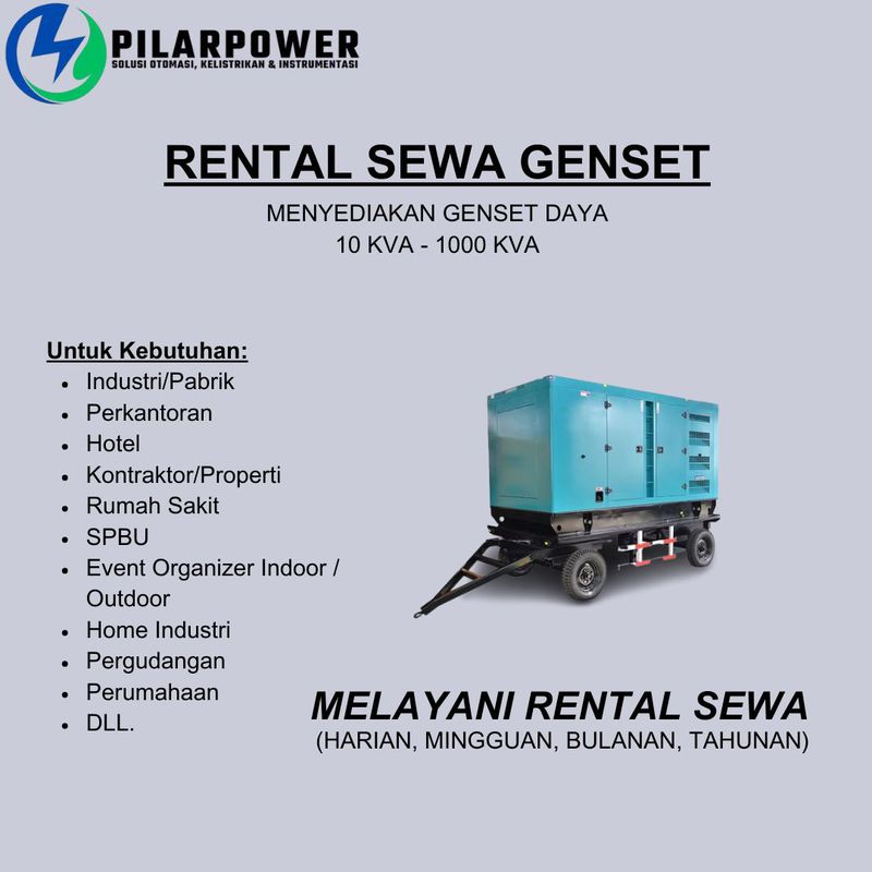 Harga Sewa Genset 40 KVA Jakarta | Bekasi | Depok | Tangerang | Bogor ...