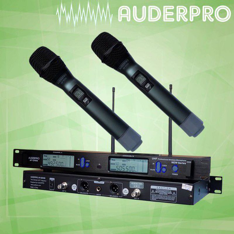 MIKROFON WIRELESS AUDERPRO AP-929WM-HH INFRALED FREKUENSI AUTOMATIC