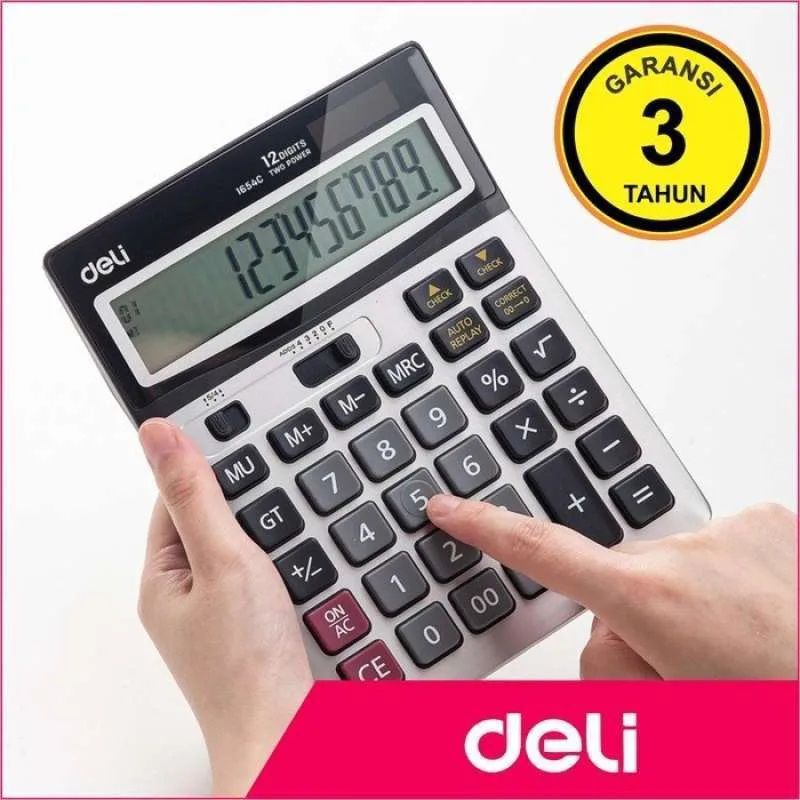 Kalkulator Deli 12 Digit- 1654C