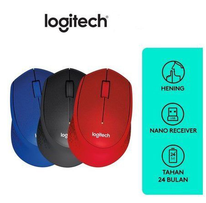 MOUSE LOGITECH WIRELESS M331 SILENT