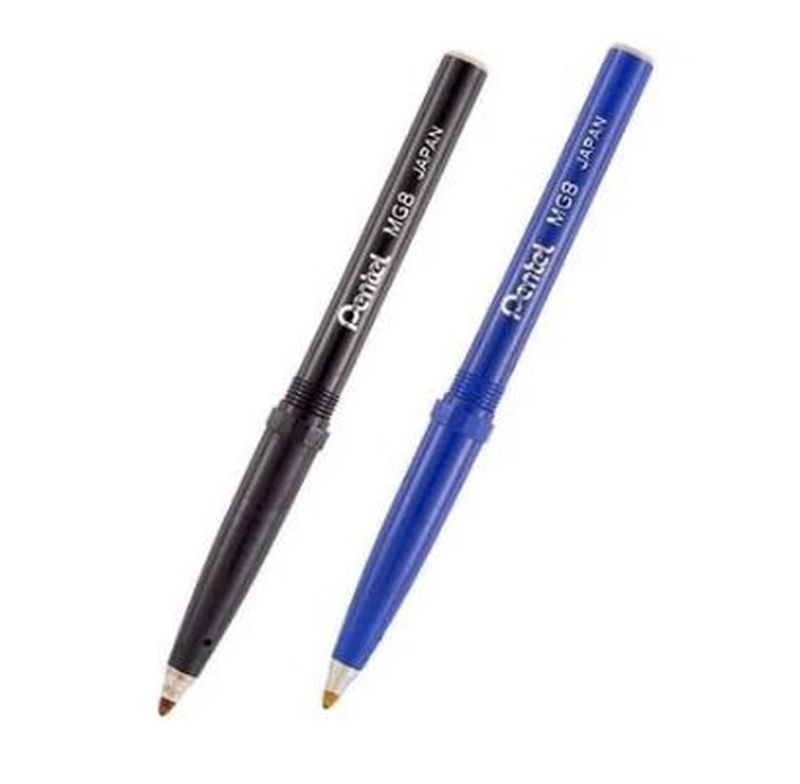 Ballpoint Pentel Biru MG8 Biru