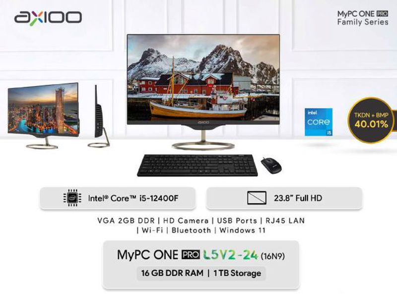 AXIOO MyPC One Pro L5V2-24 (16N9) - AIO