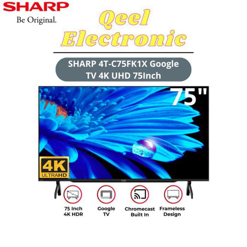 Televisi/TVLCD/TV LED/Smart TV Merk Sharp 75 Inch