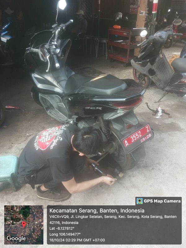 pemeliharaan motor pcx