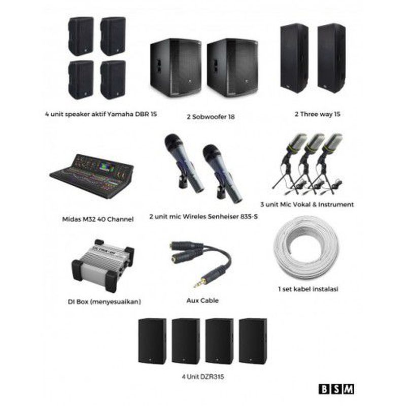Sewa Sound System 10.000 Watt