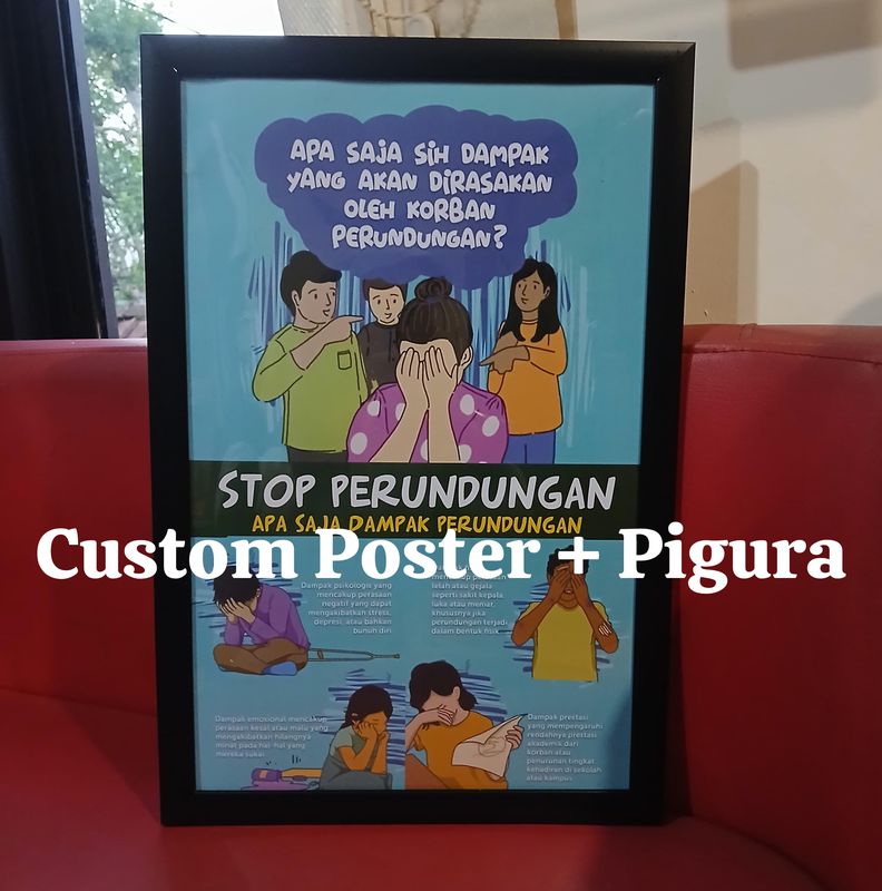 Paket Poster+Pigura - Pigura dan Poster