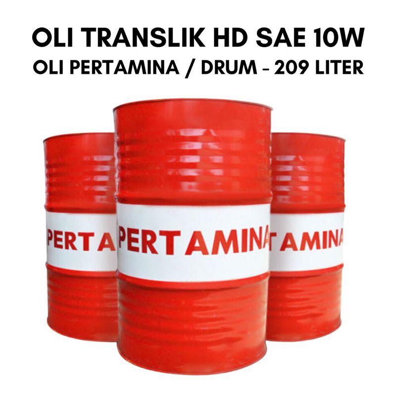 OLI PERTAMINA TRANSLIK HD SAE 10W / DRUM