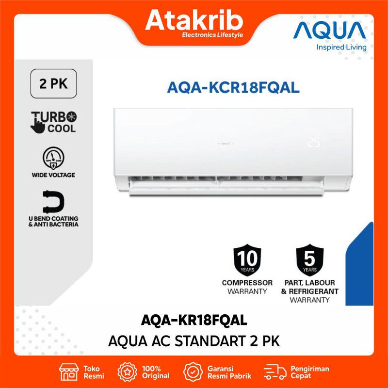 AC STANDART 2 PK MEREK AQUA, TYPE AQA-KR18FQAL