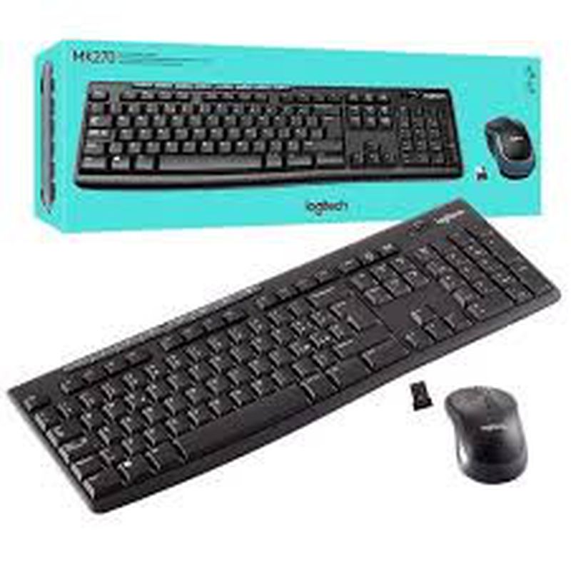 Keyboard + Mouse Wireless Logitech MK 270