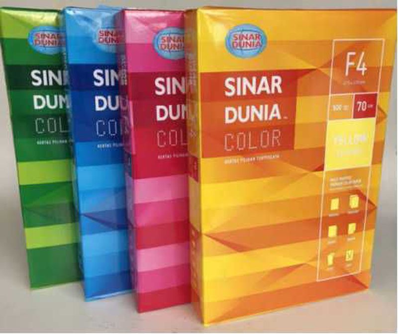 Kertas HVS Warna F4 - Pink