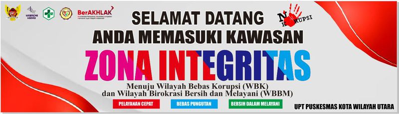 BANNER "ZONA INTEGRITAS"Uk.3,9 X 1,1 M