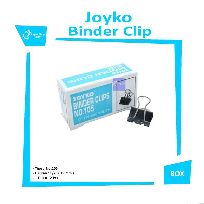 JOYKO - BinderClip No.105 - Pack
