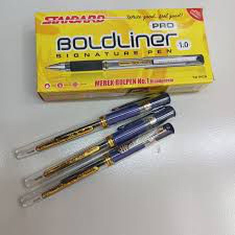 BALLPOINT BOLD LINER PRO 1.0 BIRU STANDARD