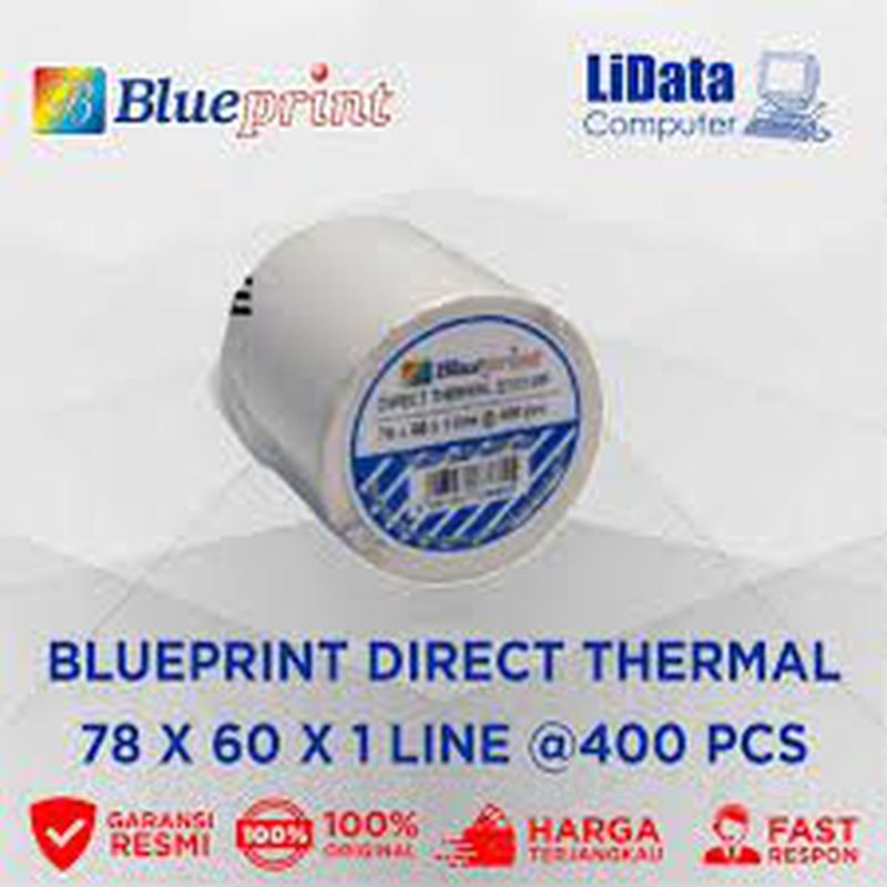 Label Sticker Thermal 78 X 60