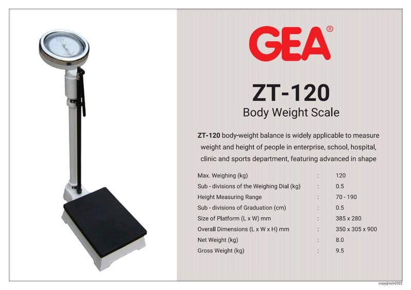 GEA Timbangan Berat Badan ZT-100