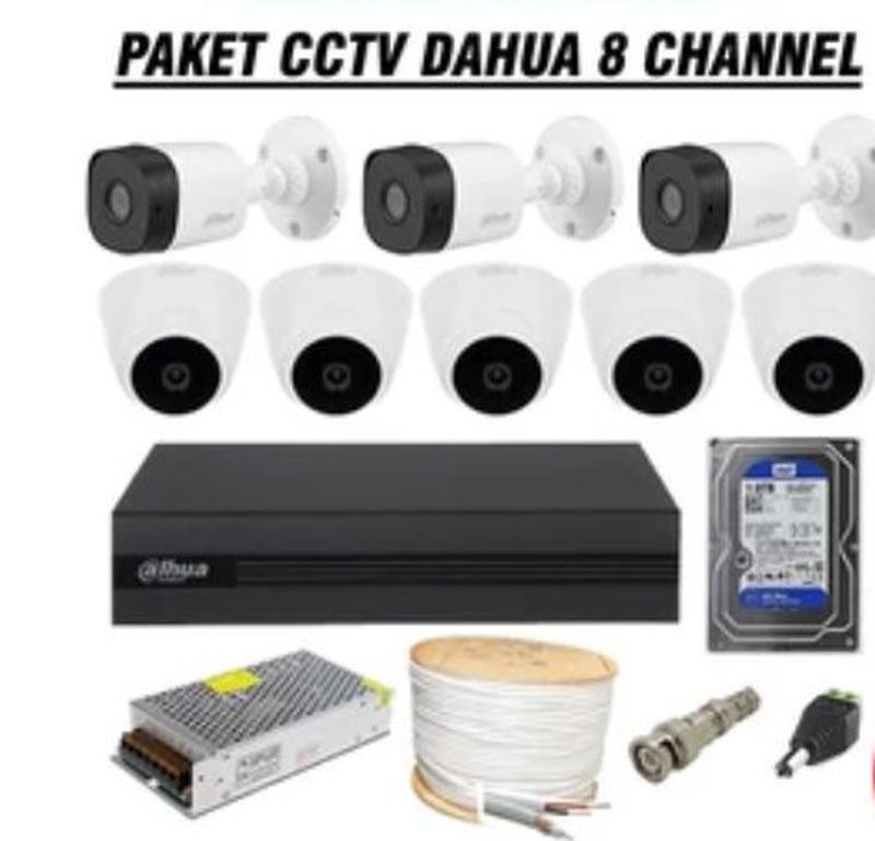 Paket DVR Cctv 8 Chanel