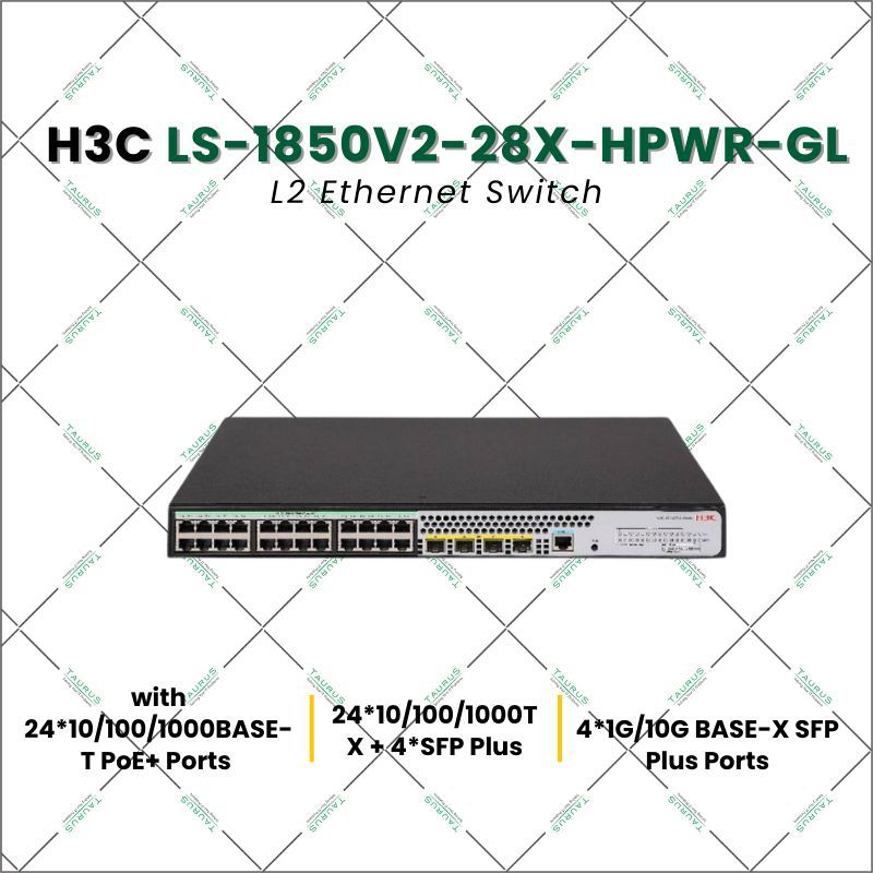 H3C LS-1850V2-28X-HPWR-GL L2 Ethernet Switch