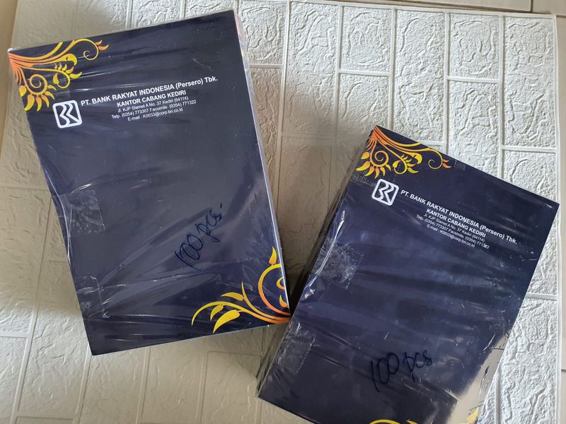 Map folio laminasi custom