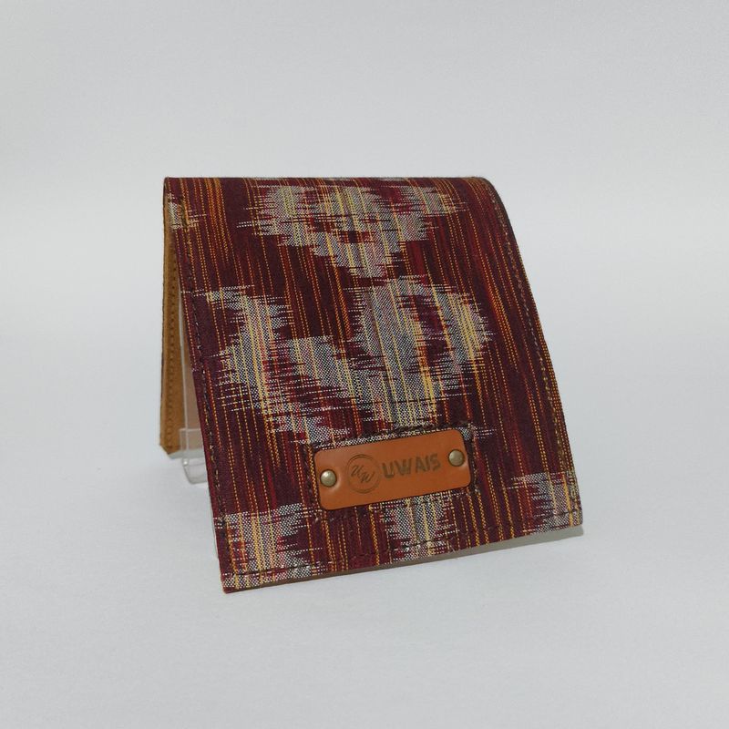 UwaisGen Dompet Saku Pria Dompet Etnik Bali Tenun Endek Handmade - 1