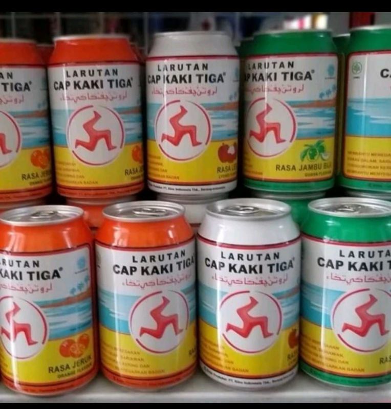 Larutan penyegar cap kaki 3( kaleng)