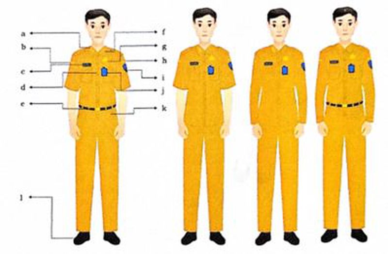 BAJU PDH WASKAT SATU SET