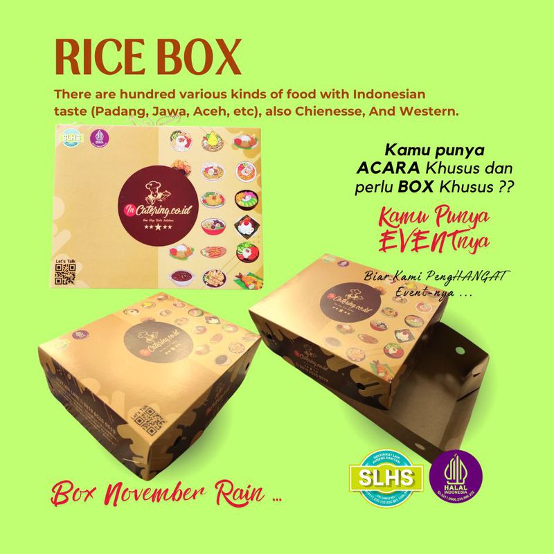 NASI BOX PAKET KEGIATAN TERTENTU