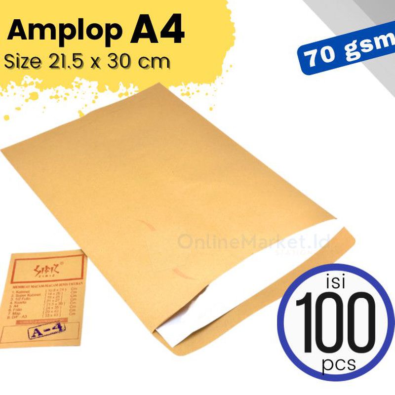Amplop Coklat A4