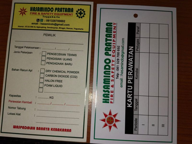 PENGECEKAN / LABELISASI ALAT PEMADAM API PORTABLE