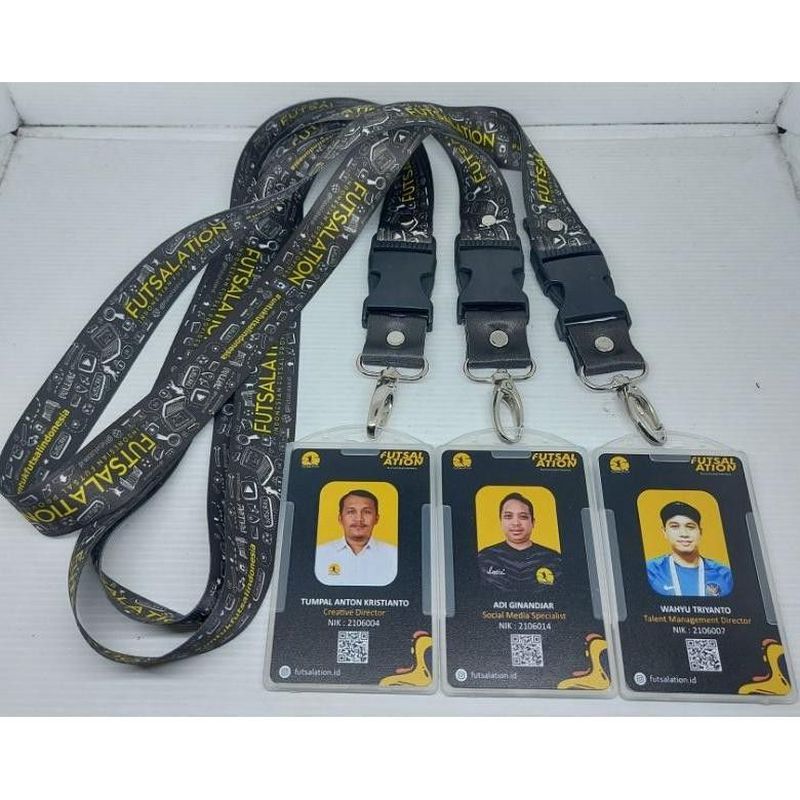 Custom Paket Emoney Card / Id Card + Lanyard Custom, E-Money