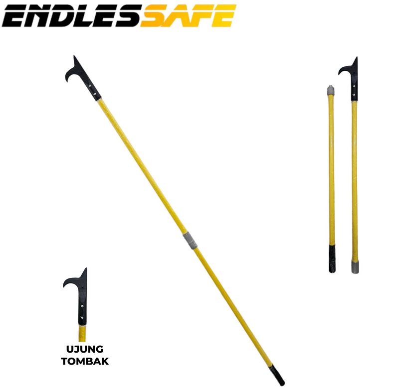 FIRE FIGHTING HOOK PIKE POLE (Tiang Pike Kait Pemadam Kebakaran)