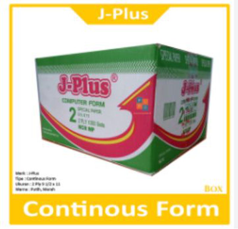 Kertas CF 9 1/2 x 11 polos (2 ply)