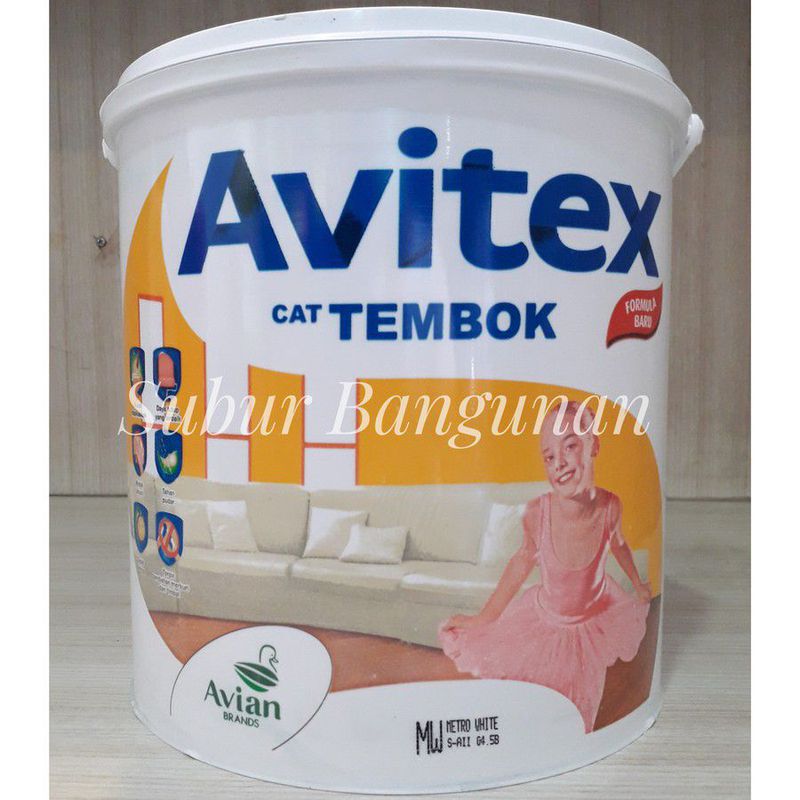 CAT TEMBOK AVITEX 5 KG / AVIAN Brand Avitex Cat Interior 5 kg