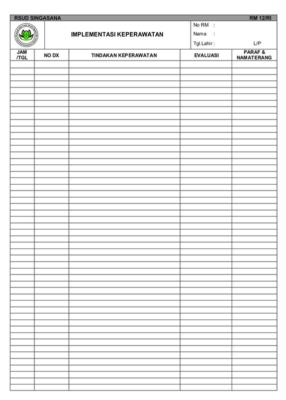 Form KIE Terintegrasi (Catatan Informasi dan Edukasi Terintegrasi)