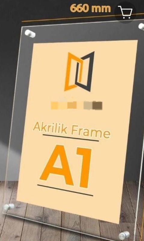 akrilik alur ILP / frame akrilik A1 Puskesmas Sleman