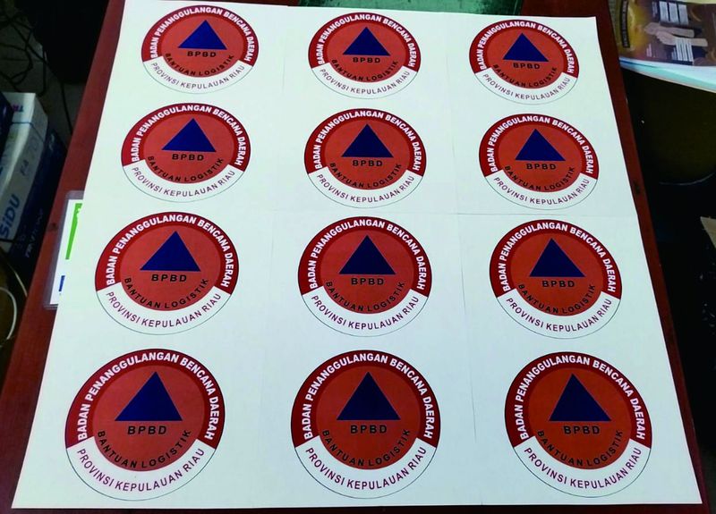 Cetak Sticker Model Cutting