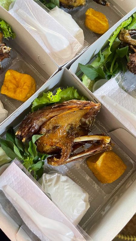Nasi Box Bebek Goreng