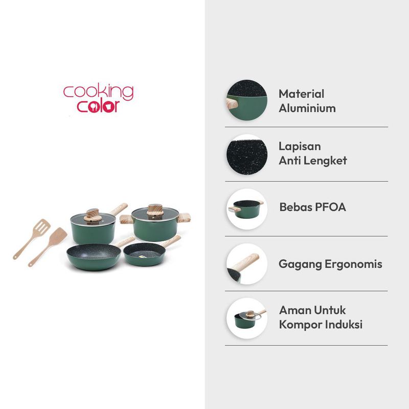 Cooking Color Cookware set
